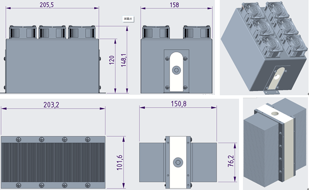 Peltier Water Coolers Liquid To Air Cooling Unit Thermoelectric Assembly