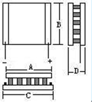 Peltier Effect TEC Semiconductor Module Thermoelectric Cooler , Tec Module