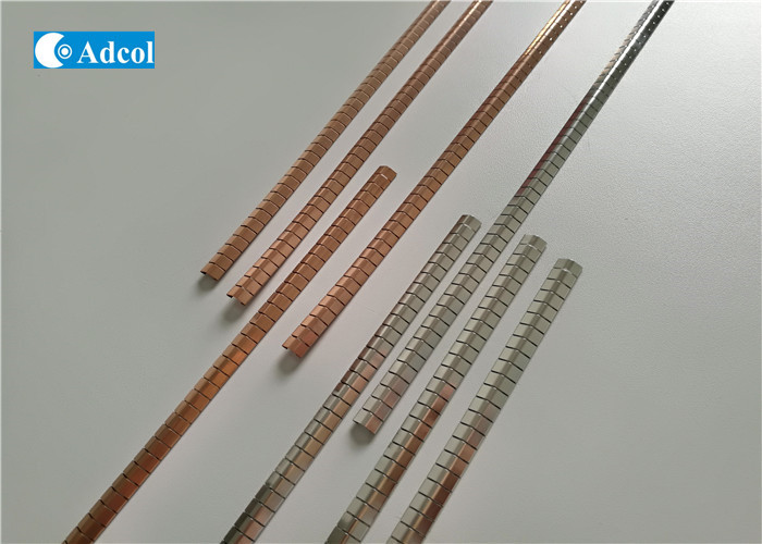 Soft EMI Shielding Products Folded Finger Contact Fingerstock , SMC ...